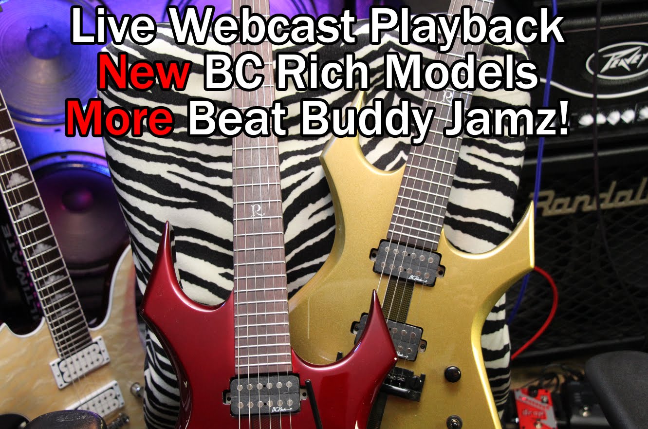 TTK LIVE – New Guitar Day – BC Rich Contour Mockingbird & Core X Models ...
