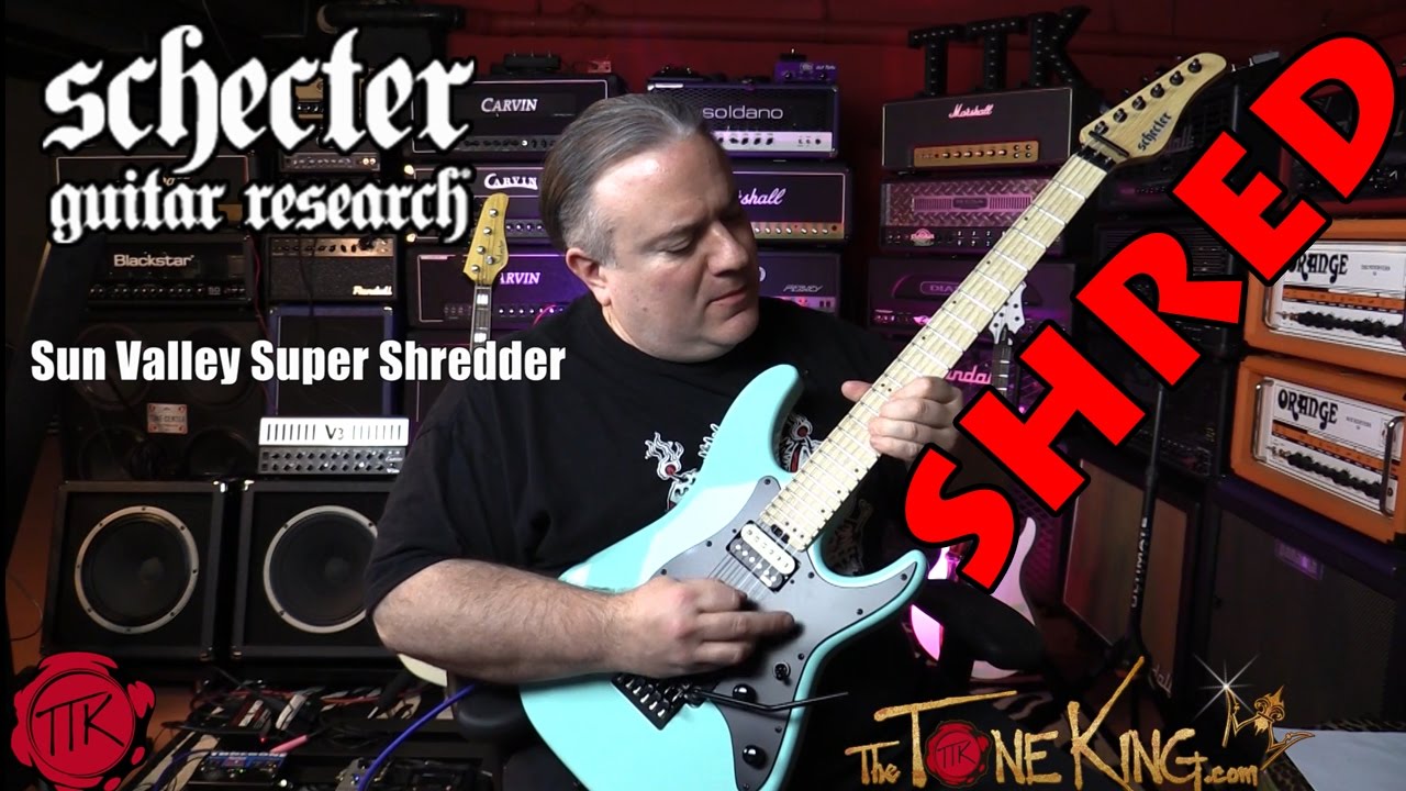 Schecter Sun Valley Super Shredder Guitar – Demo & Review : The Tone King
