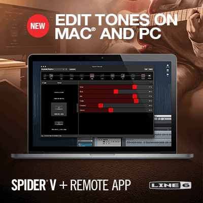 Edit Tones on MAC & PC While Recording to your DAW – Line 6 Spider V ...