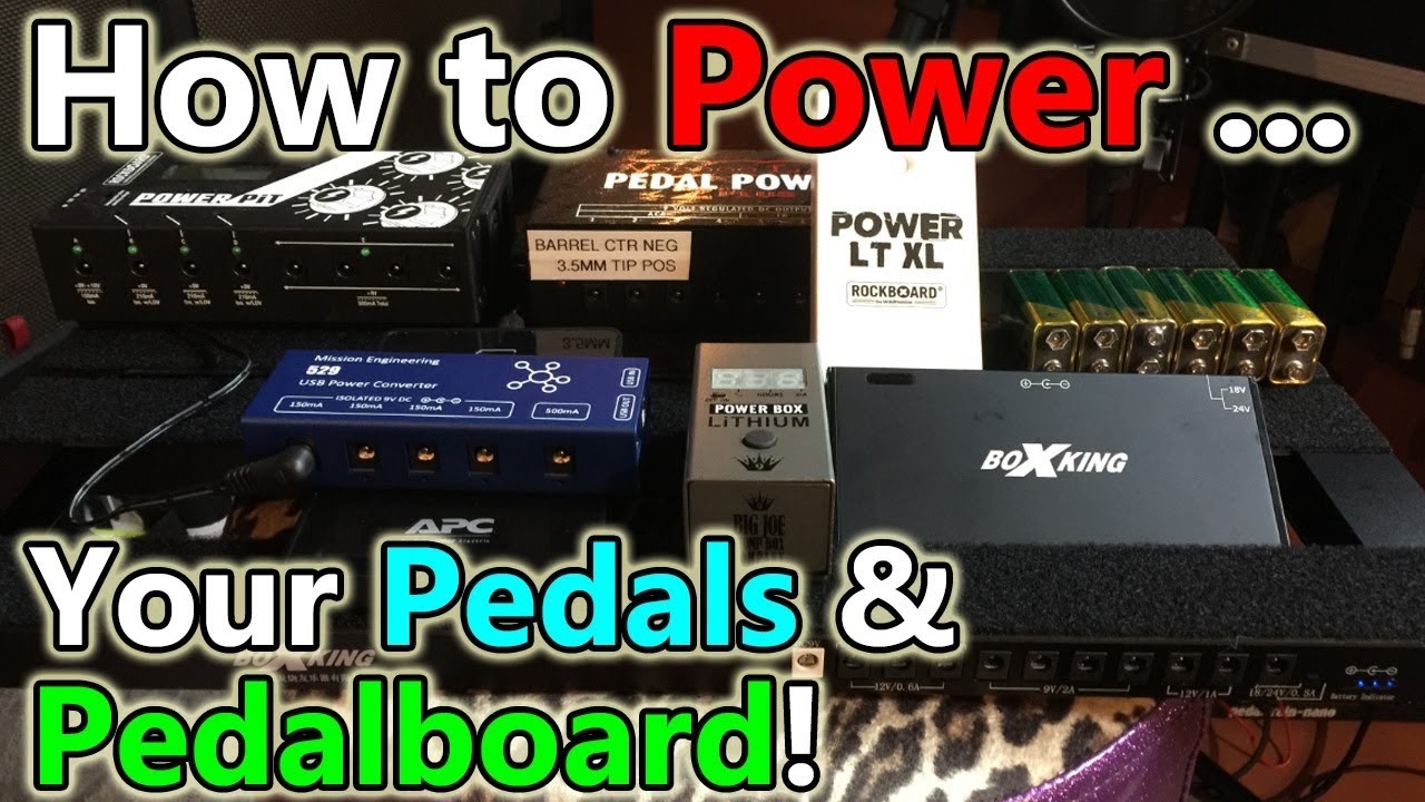 5 WAYS to POWER your PEDALS! : The Tone King
