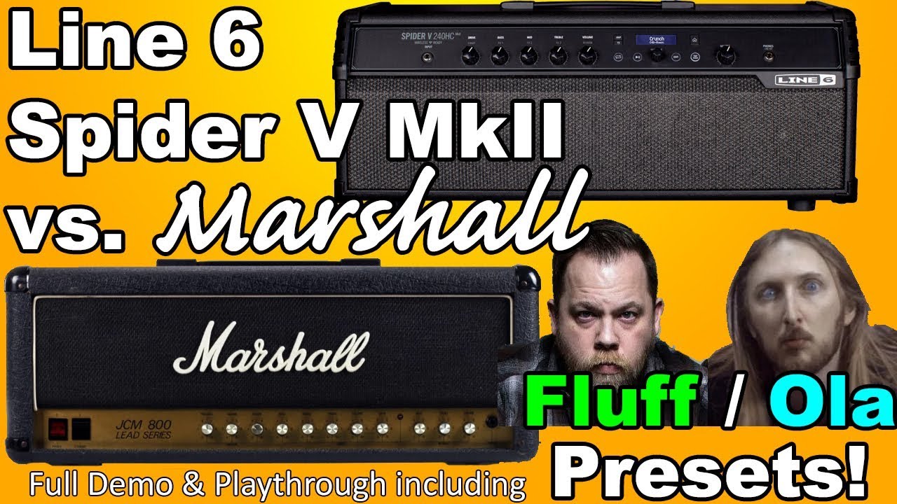 LINE 6 SPIDER V MkII vs. REAL AMP inc DEMO & YouTuber Presets! : The ...