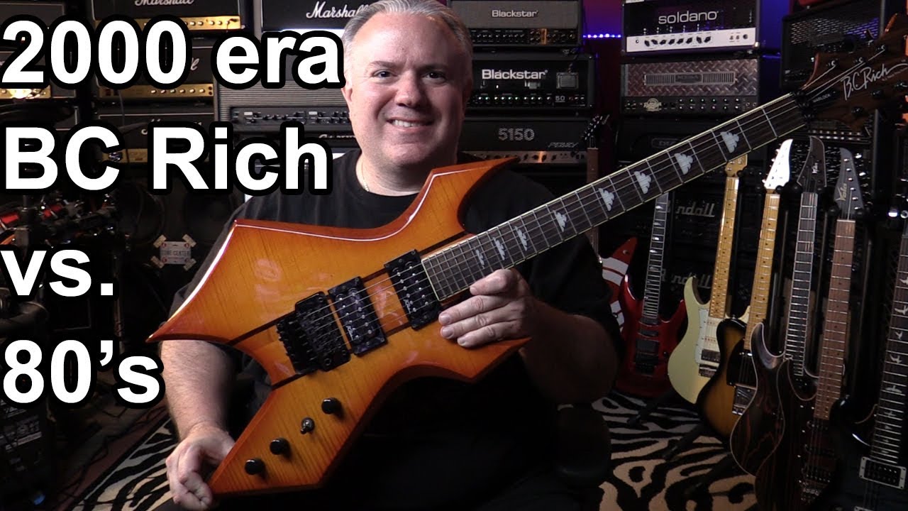 OLD vs. NEW BC Rich Guitars! My 2000 Neck-Thru Series Warlock! : The ...