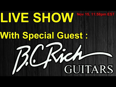 LIVE SHOW w/ B.C. RICH GUITARS! NEW BC RICH MODELS RELEASED! : The Tone ...