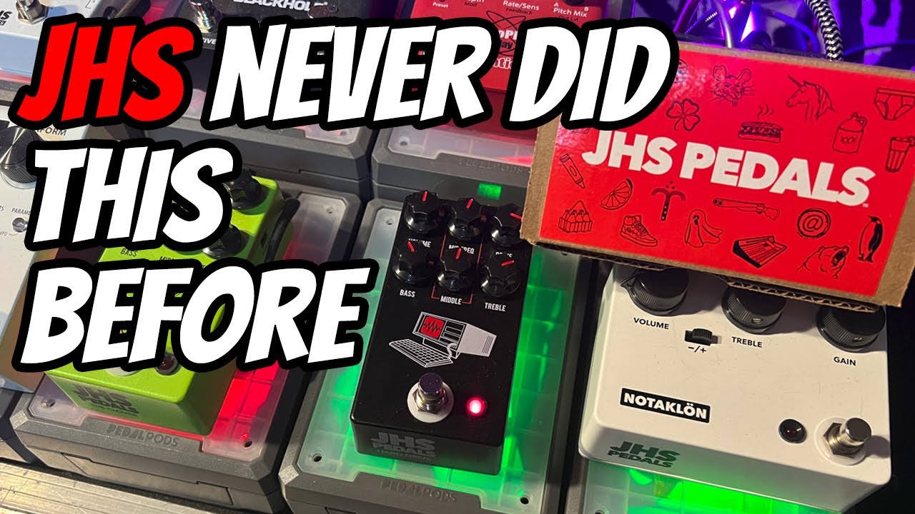 JHS made a HARD ROCK pedal! LIVE DEMO – Hard Drive by JHS – TTK LIVE ...